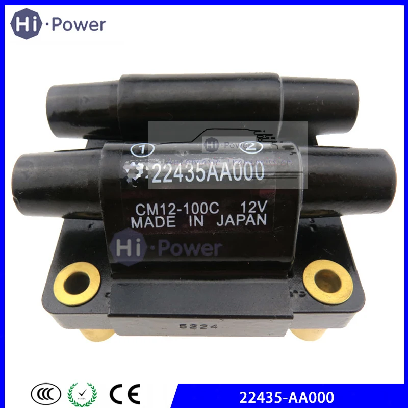 오리지널 점화 코일 팩 22435 AA020 22435 AA000 CM12 100D 스바루 포레스터 임프레자 레거시 2.0L ...