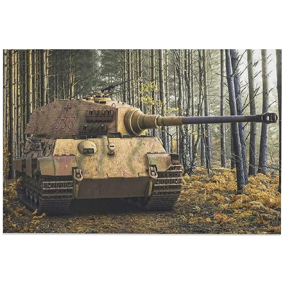 zkzkrngqt Tiger Ii German Heavy Tank World War Ii Panzer Canvas Poster ...