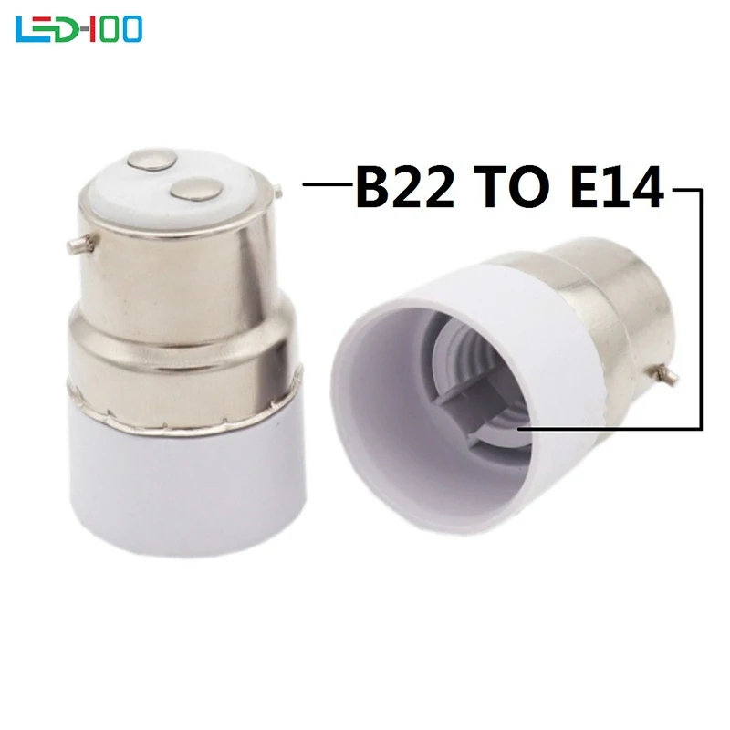 NEW-LED-Light-Bulb-Socket-B22-To-E14-Adapter-Led-Lamp-Bulb-Base-Holder ...