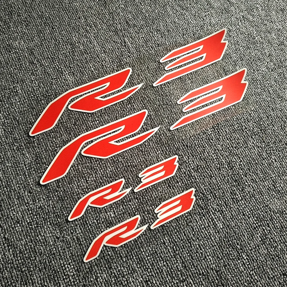 YZF R3 YZF-R3 YZFR3 Motorcycle Sticker Decal Helmet For YAMAHA Tank Pad ...
