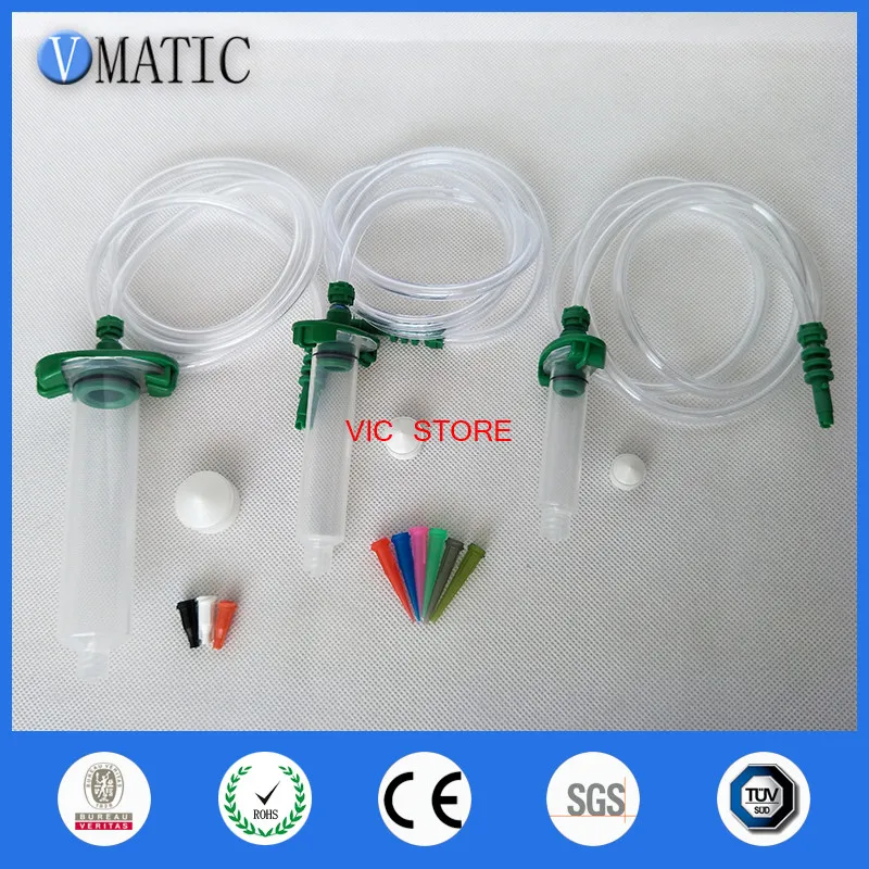 5cc/10cc/30cc Automatic Glue Dispenser Plastic Syringe Barrel White ...