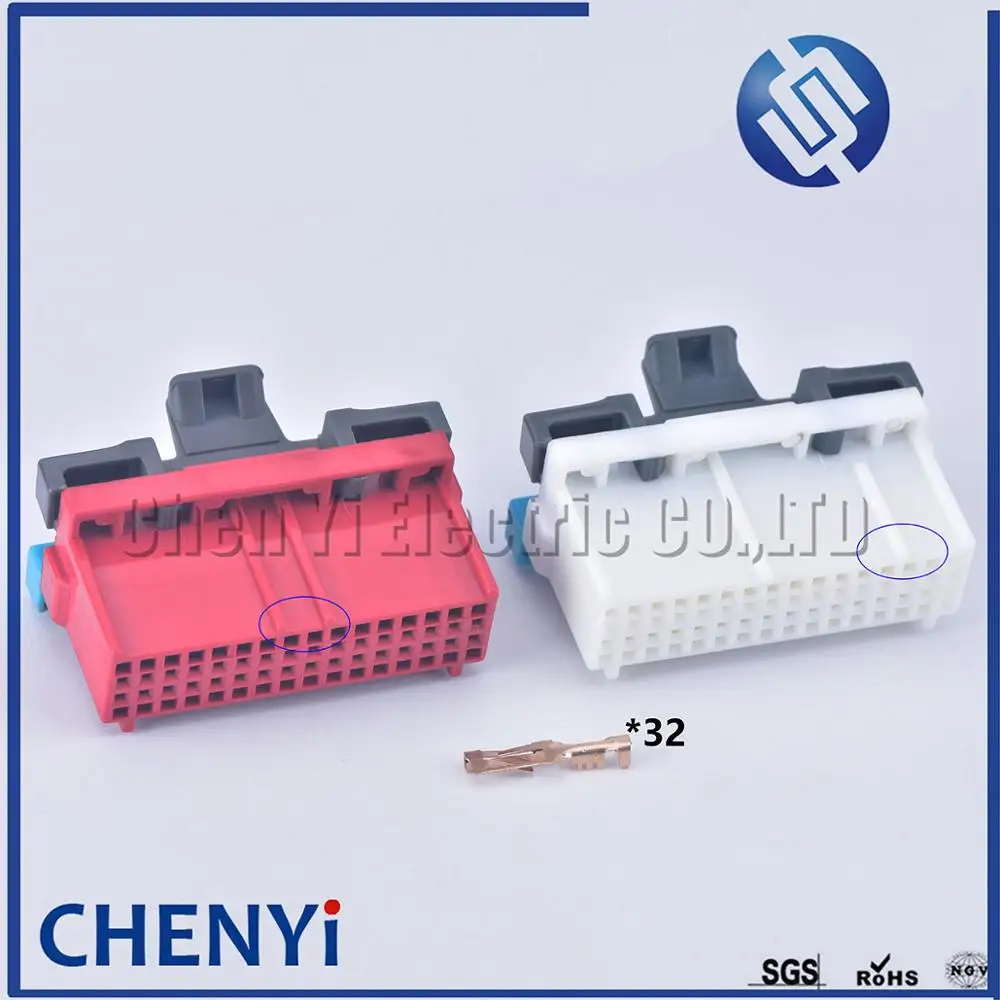 32-Pin-red-or-white-TPA-A-B-Connector-female-ECU-Automotive-connector ...