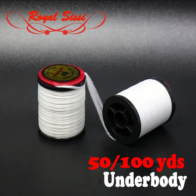 New Hot 1 spool white underbody stretch fly tying thread 2 optional ...
