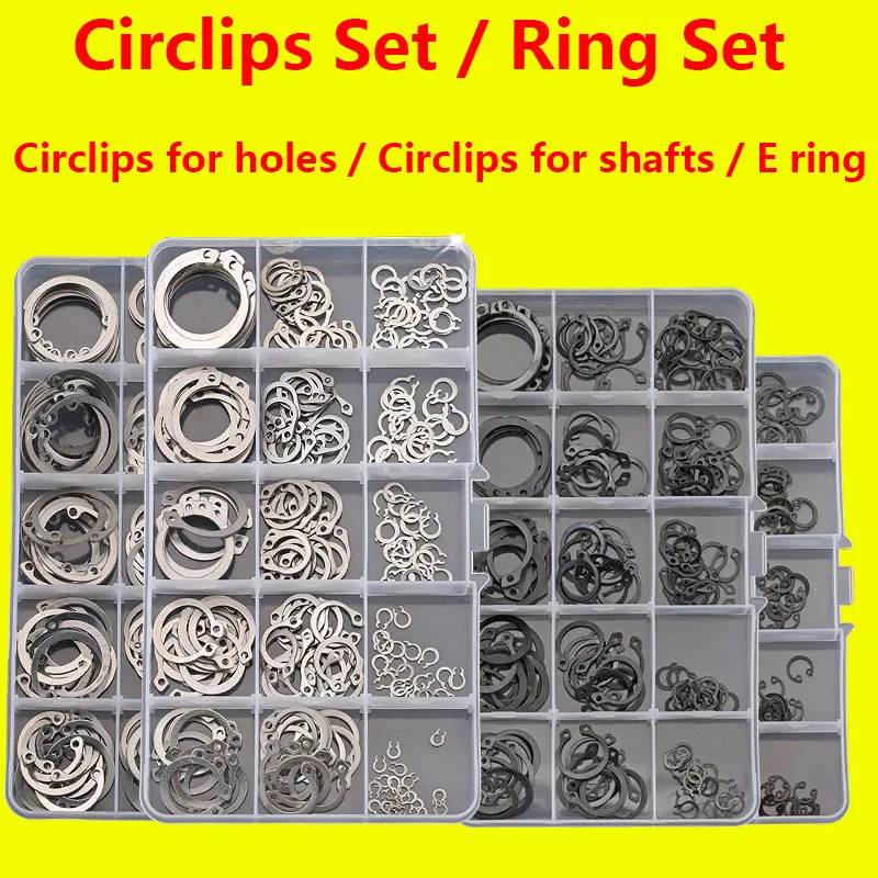 Circlips-for-Holes-Circlips-for-Shafts-E-Ring-Combination-Set-Clamp ...