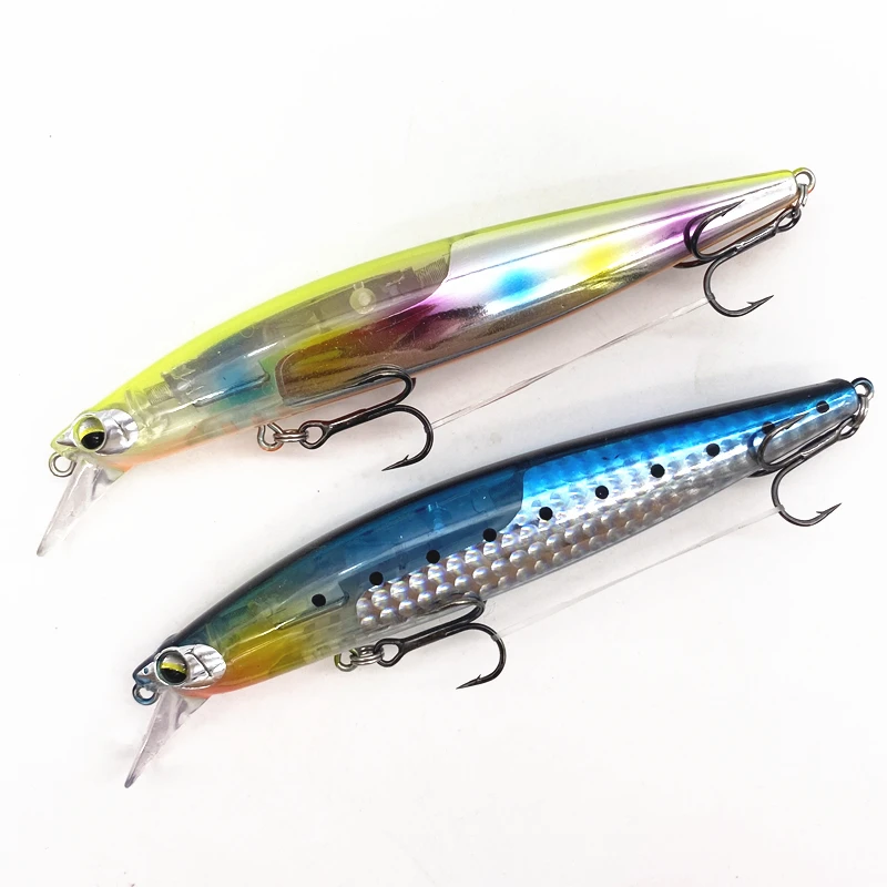 13cm/20g Fishing Minnow Flash Lures Flash Blade Floatng Sea Bass Lure ...