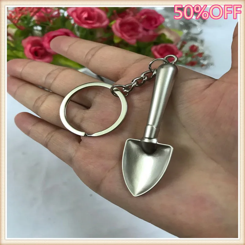 1-piece-Novelty-Mini-Shovel-Keychains-Metal-Spade-Keyrings-Key-Chains ...
