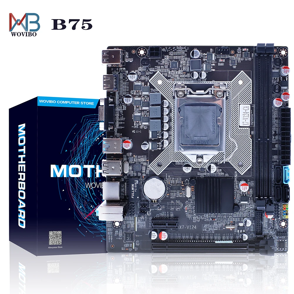 B75 Motherboard Lga 1155 Ddr3 Memory Sata Iii Usb 3.0 For Intel Lga1155 ...