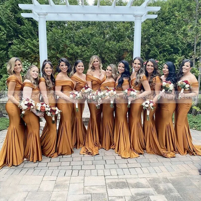 Copper Bridesmaid Dresses