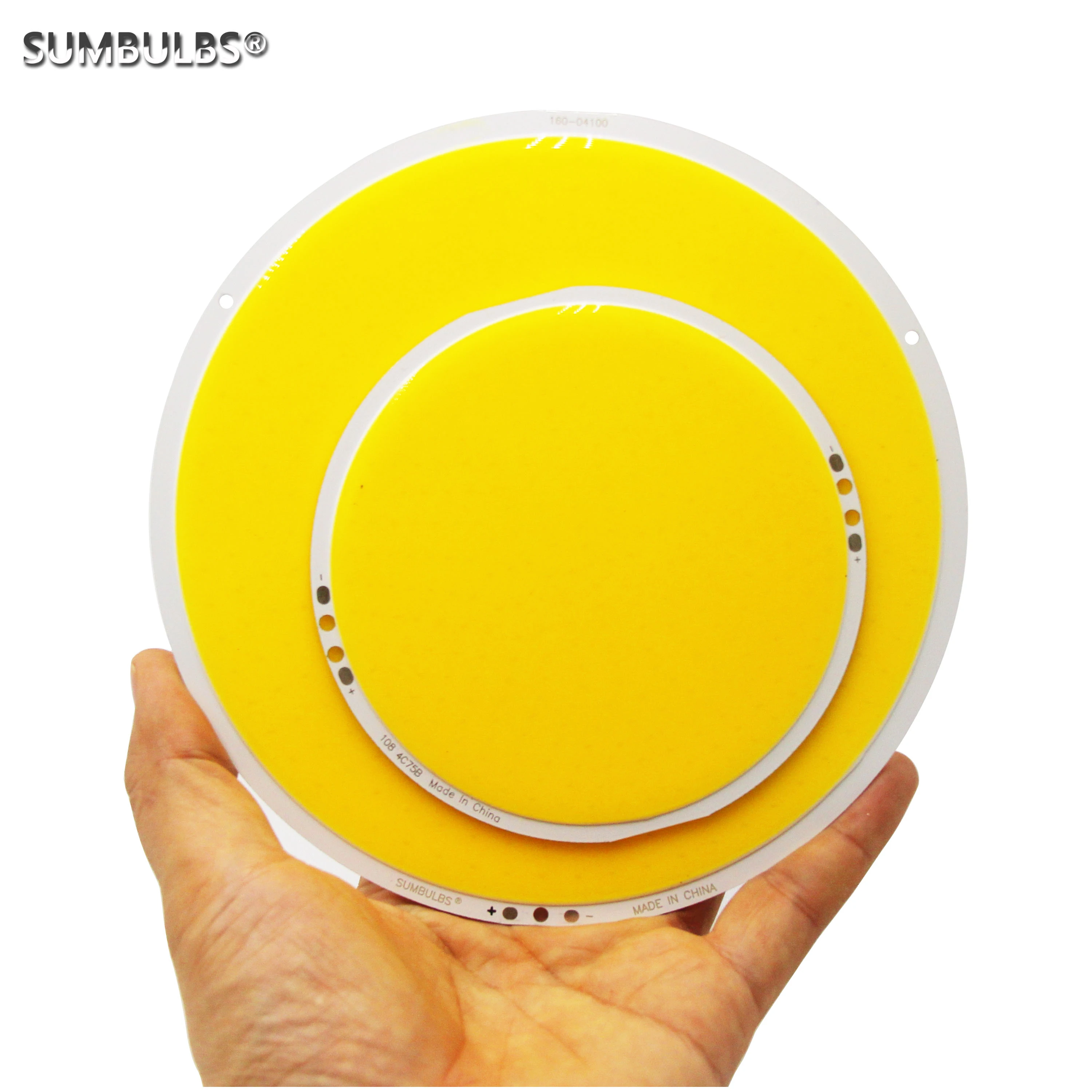 108mm 160mm Circular Led Cob Source 50w 200w Round Super Bright Warm ...