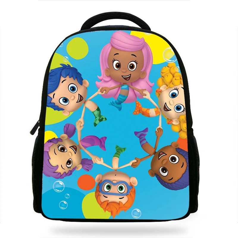 14inch Kids Cartoon Bubble Guppies Mochila For Girls School Bags Daily ...