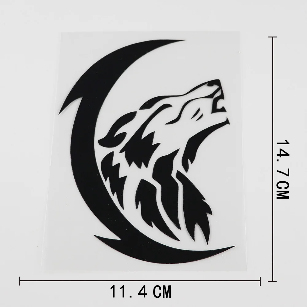 Tribal Wolf And Moon