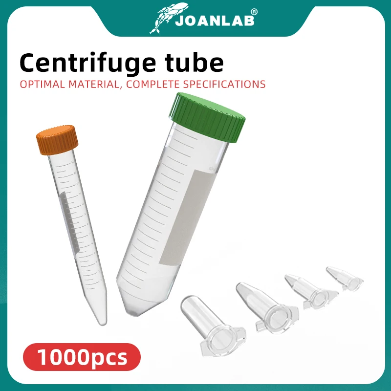 Joanlab Plastic Centrifuge Tube 0.2 Ml 0.5 Ml 1.5 Ml 2 Ml 10 Ml 15 Ml ...