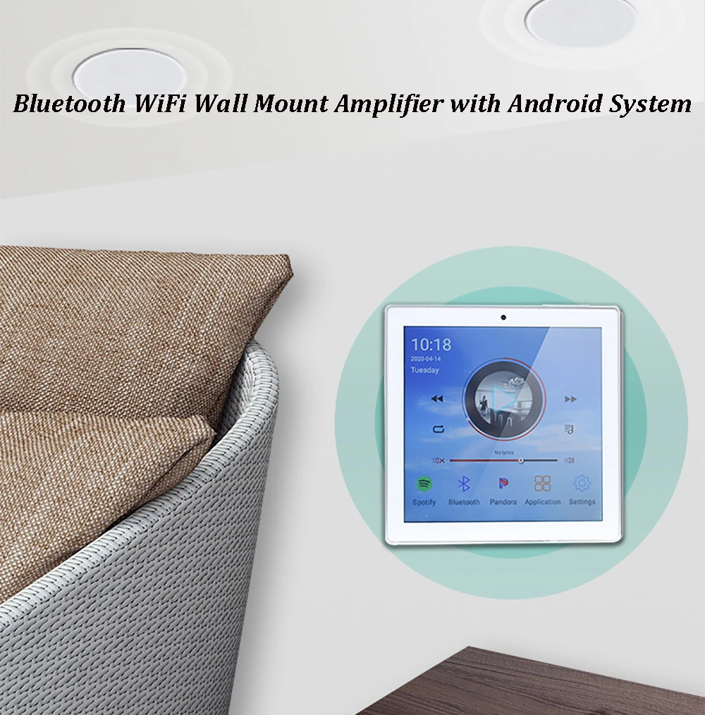 Smart Home Audio Tuya Wall Mount Bluetooth Amplifier Board and WiFi ...