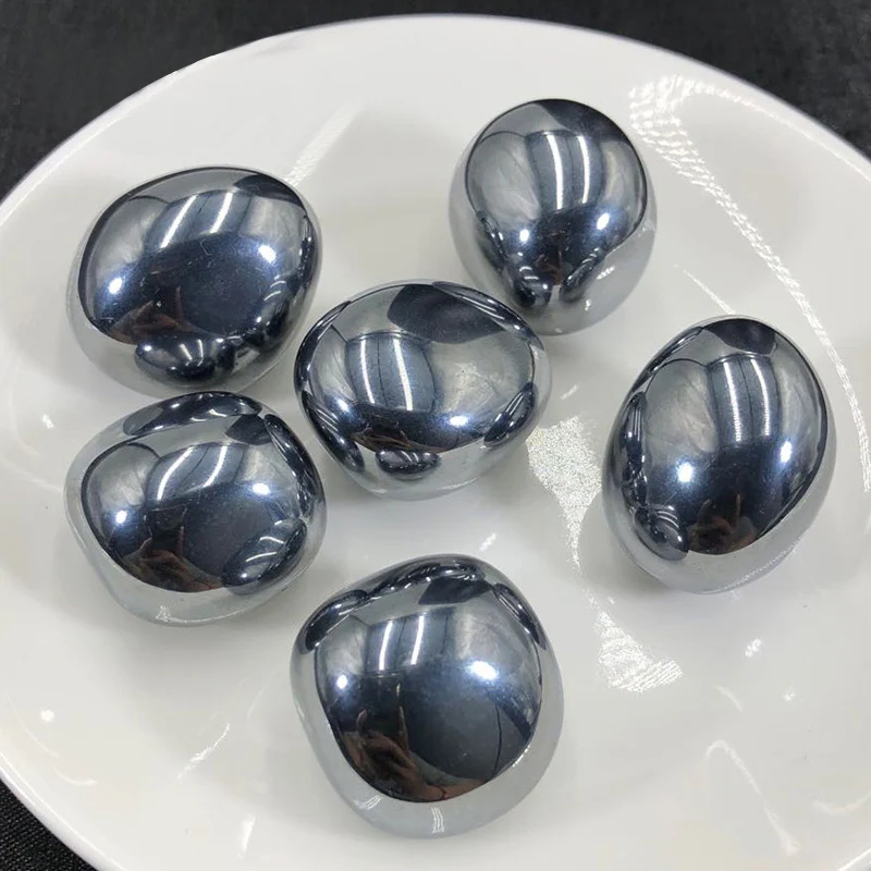 PIERRE VENDUE SEULE,2pc-2-2.5cm--Pierre naturelle Terahertz pour la fabrication de bijoux ...