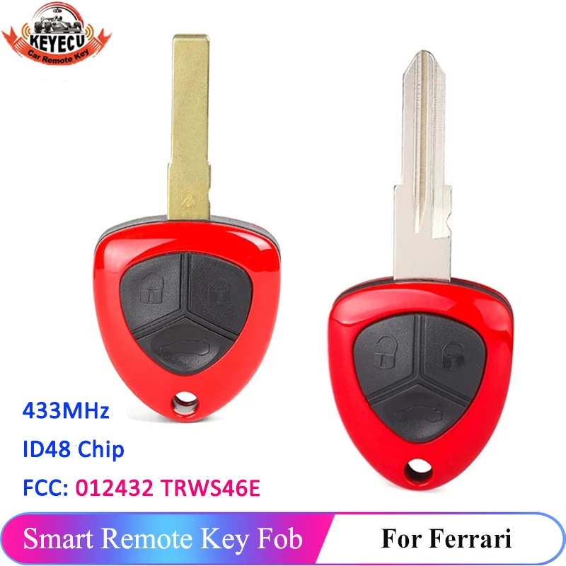 KEYECU-3-Button-433MHz-For-Ferrari-458-Italia-California-599-GTB ...