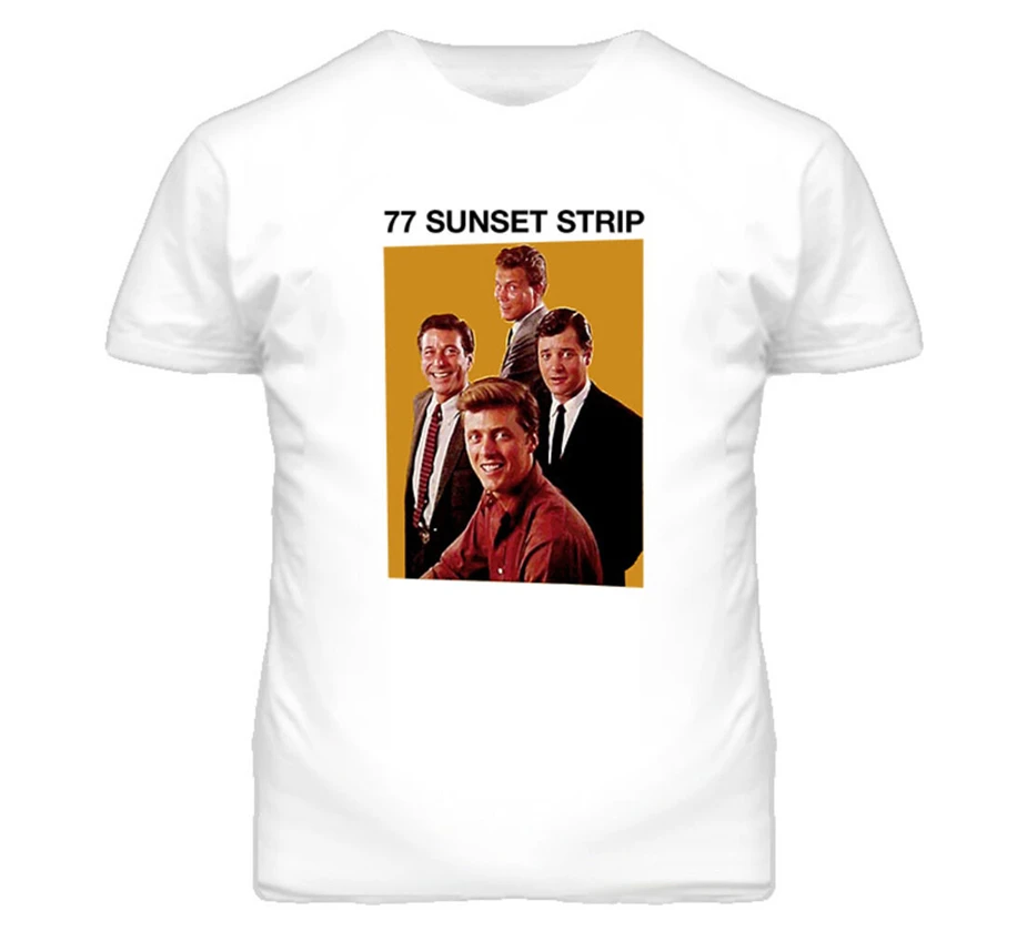 77 Sunset Strip T Shirt Free Shipping Light Tee Shirt|T-Shirts ...