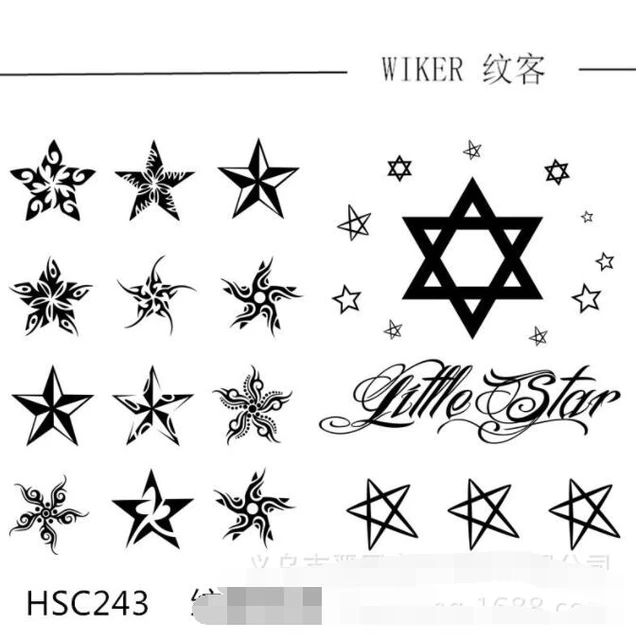 Cool Star Tattoo Designs For Guys