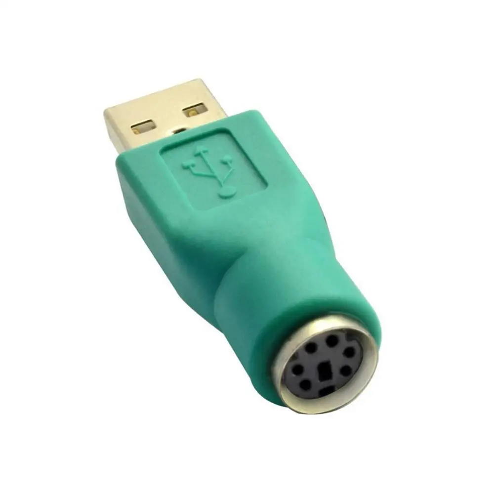 Computer-Mouse-Keyboard-Female-to-USB-Male-Adapter-Converter-Connector ...