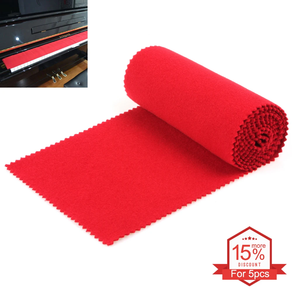 Soft Nylon Cotton Piano Keyboard Dust Cover Cloth for All 88 Key Piano ...