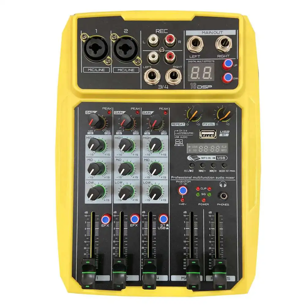 Mini audio mixer 2 channel
