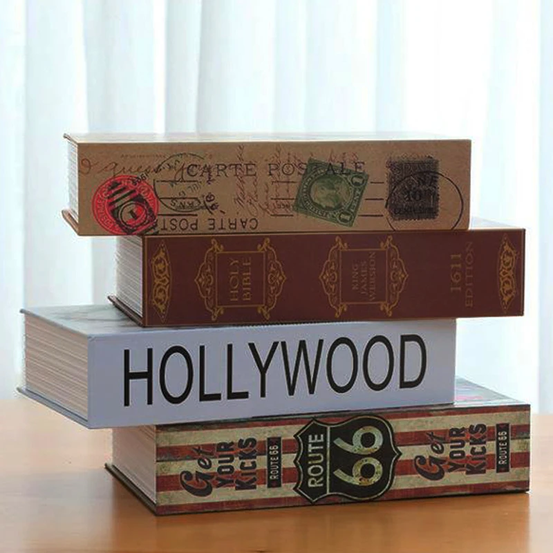 Dictionary Mini Safe Box Book Money Hide Secret Security Safe Lock Cash ...