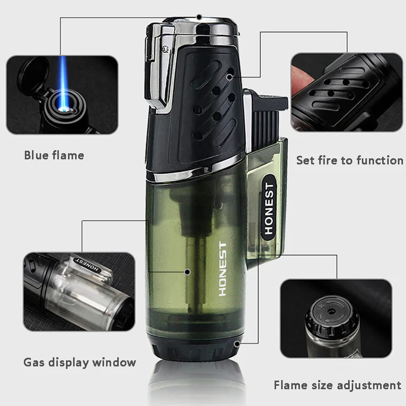 Jet-Cigar-Lighter-Windproof-Turbo-Strong-Flame-Gas-Butane-Refillable ...