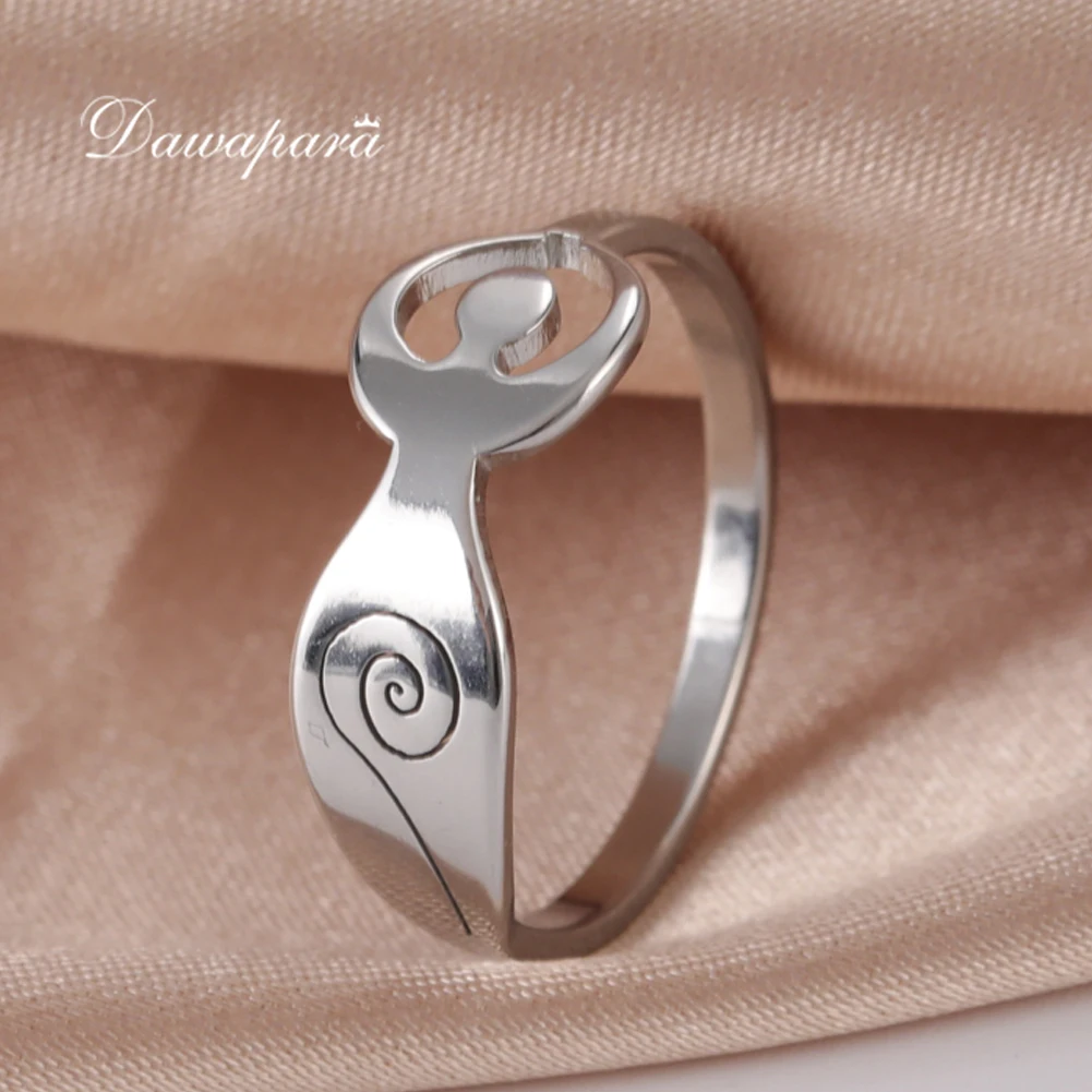 Dawapara-Moon-Wiccan-Triple-Moon-Goddess-Rings-Fertility-Amulet-Pagan ...