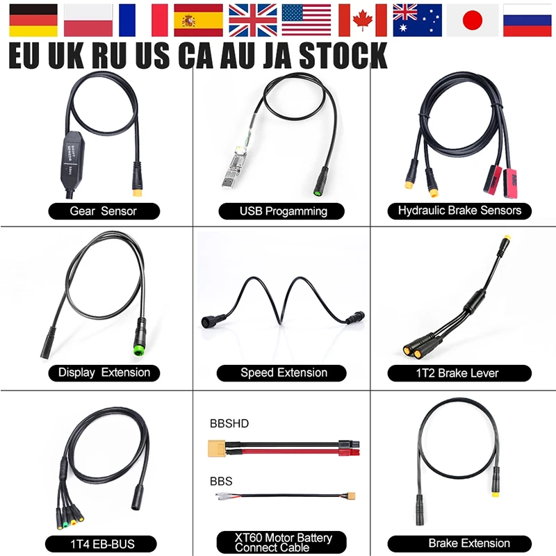 Bafang Programming Cable | Speed Extension Cable | Display Brake ...