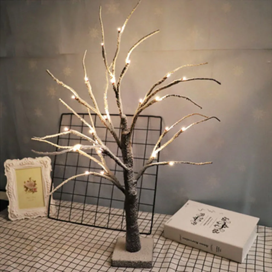 Birch-Tree-Table-Lamp-24-LED-Christmas-Decoration-Bonsai-Birch-Tree-DIY ...