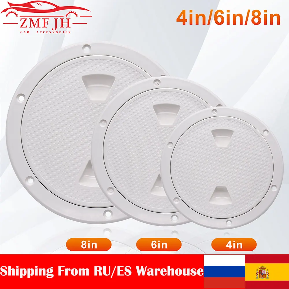 White-ABS-Round-Deck-Inspection-Cover-Access-Hatch-Cover-For-Marine ...