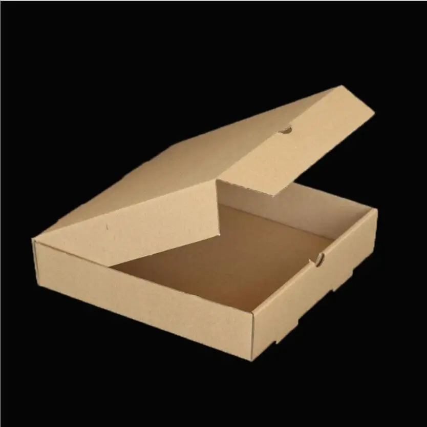 Brown Pizza Box