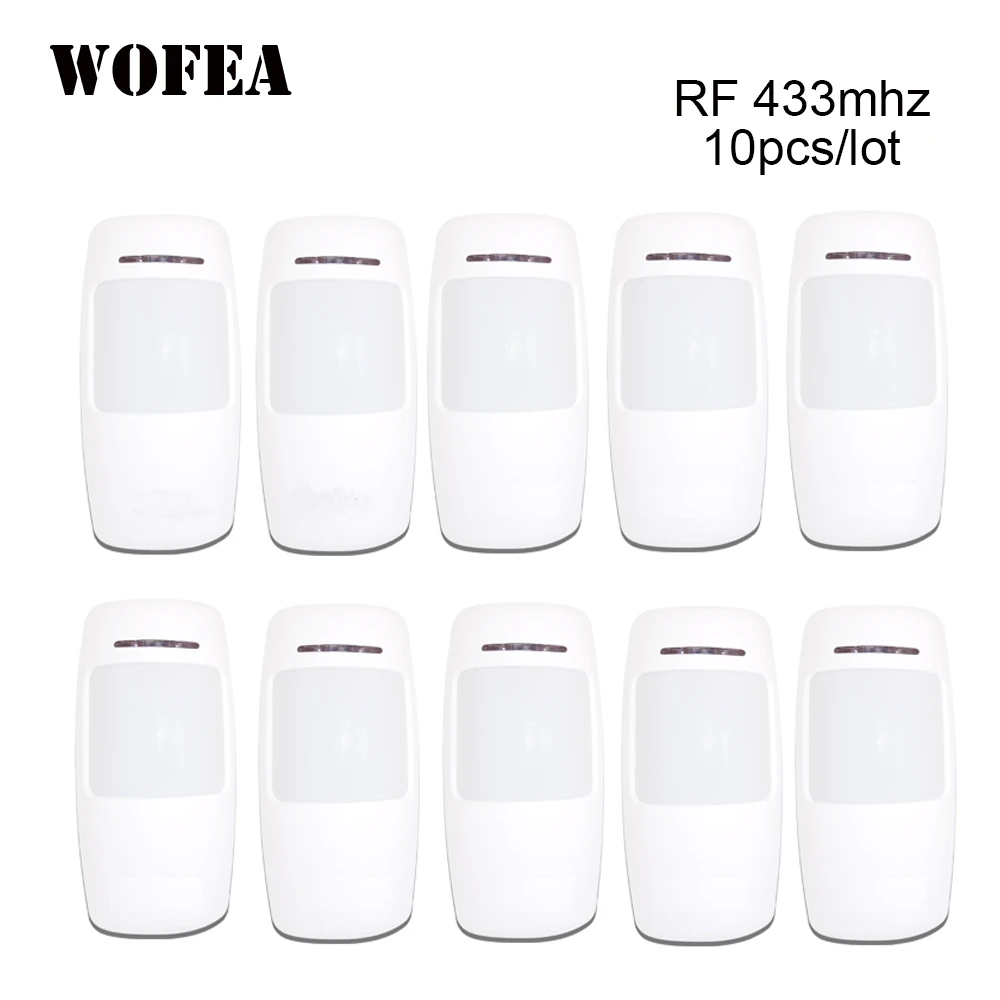 Wofea Wireless Motion Detector Pir Infrared Sensor 1527 Type 3v Power ...