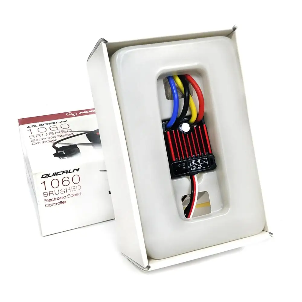 HobbyWing 1060 QuicRun ESC 60A Brushed Waterproof Electronic Speed ...