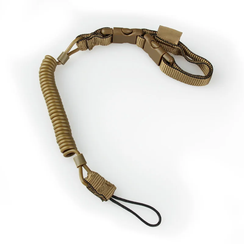 Hunting-Anti-lost-Elastic-Lanyard-Rope-Military-Spring-Safety-Strap-Gun ...