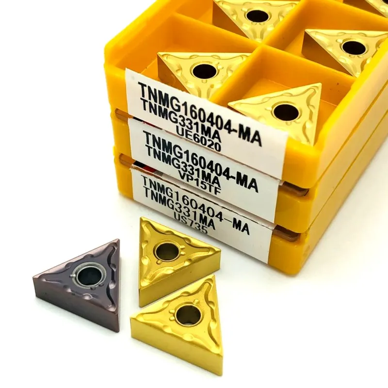 TNMG160404 TNMG160408 MA VP15TF carbide insert external turning tool CNC turning insert high ...