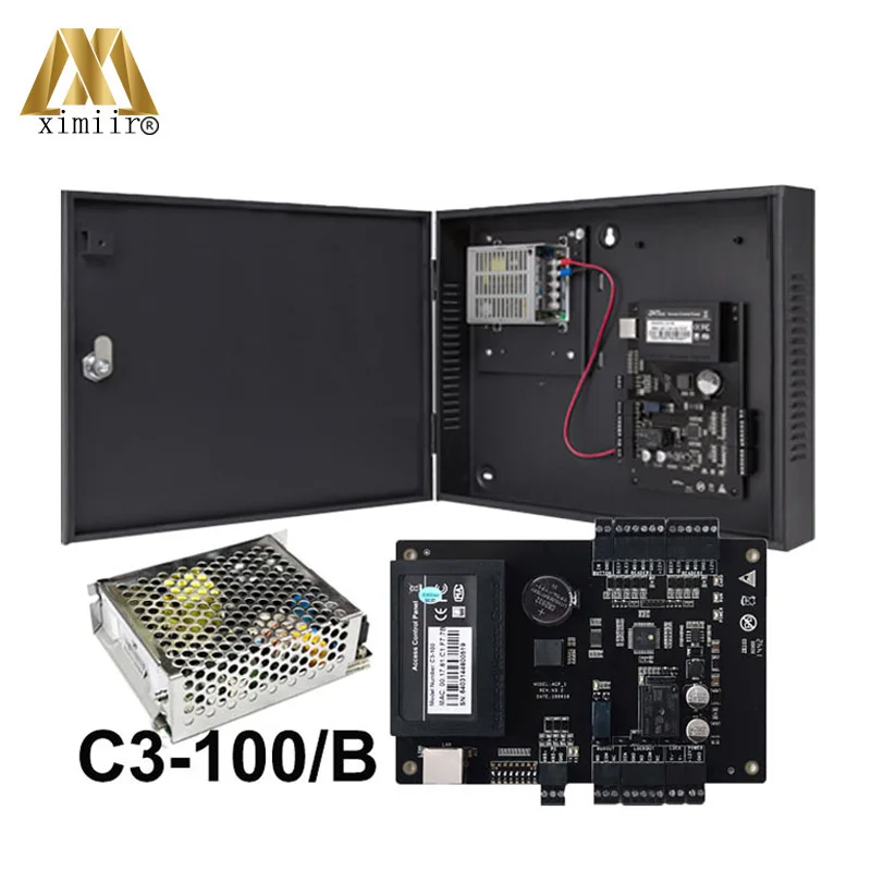 C3 100 One Door Access Control Panel TCP/IP Access Control Board With ...