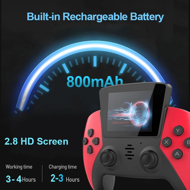VILCORN Mini Handheld Video Game 800 Mha Console For PS5 Gamepad Style ...