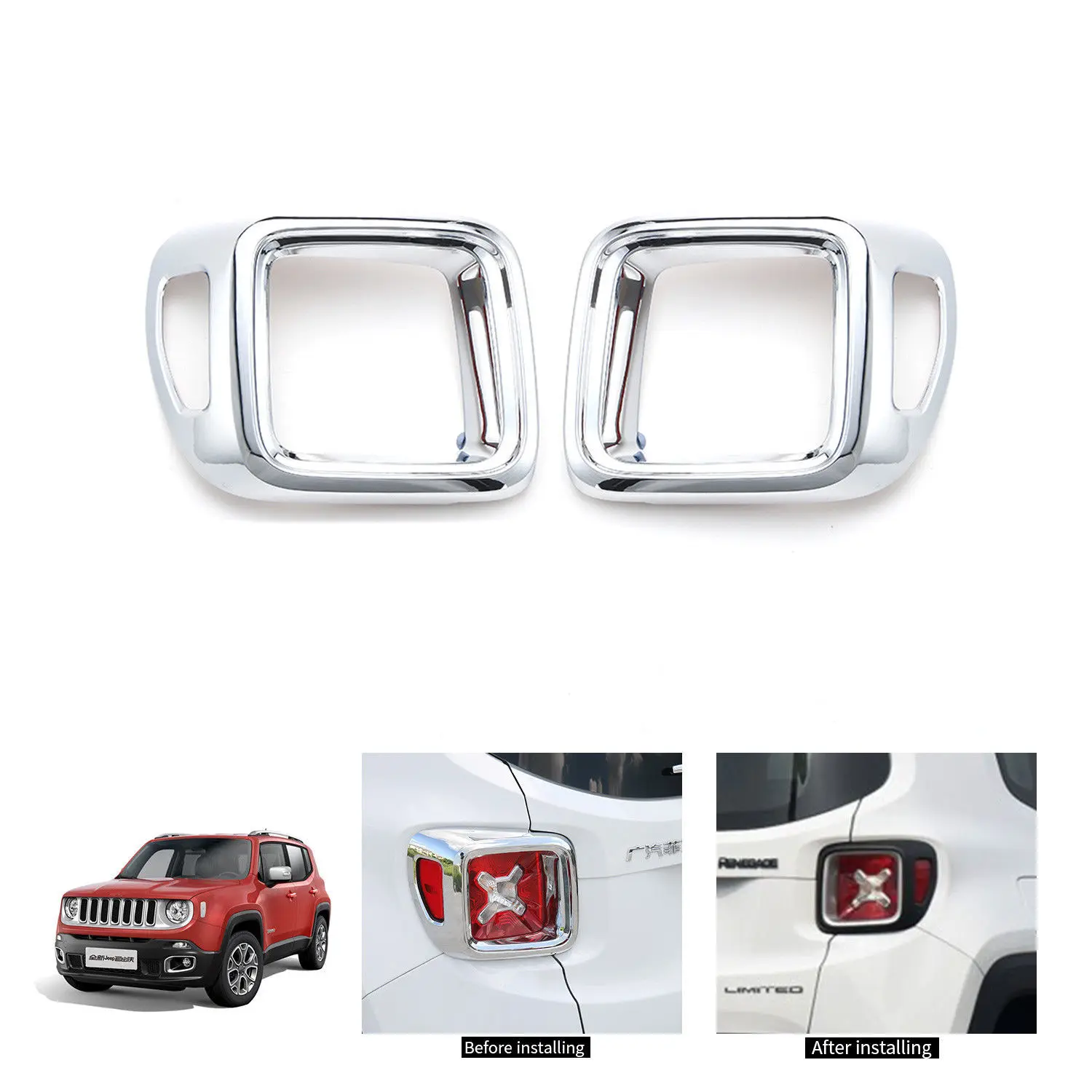 Cubierta-de-luz-trasera-Abs-para-Jeep-Renegade-embellecedor-de-bisel ...