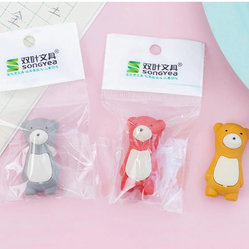 Cute Bear Erasers