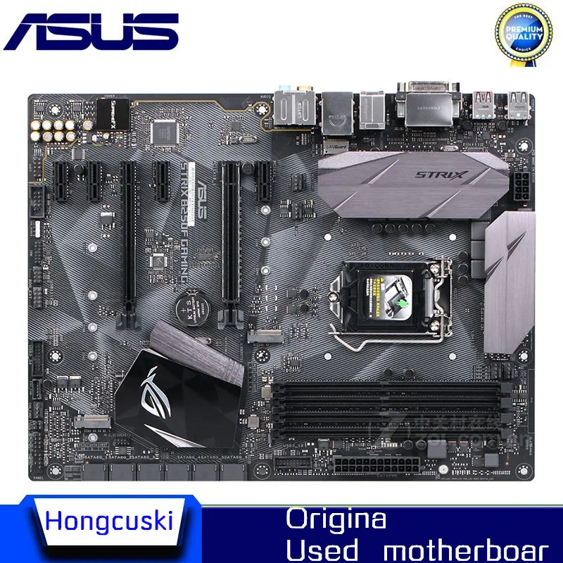 Para Asus Rog Strix B250f Gaming Desktop Placa-mãe Soquete Lga 1151 Ddr4 B250 Sata3 Usb3.0 ...