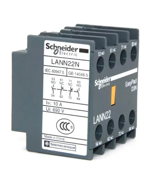 LANN22N LANN22 D3N instantaneous auxiliary contact module - 2NO+2NC ...