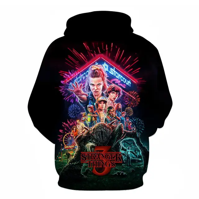 2020 Men Women Children Hoodie Stranger Things Season 3 Sweatshirt Tv ...