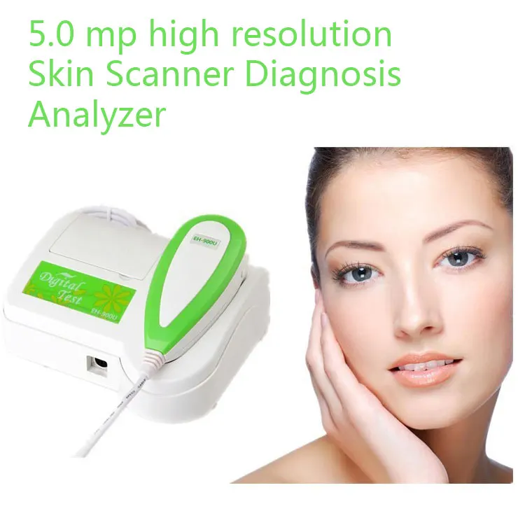NEW 5.0 MP HD usb 3D Skin Analysis Skin scope Diagnosis Analyzer Facial ...
