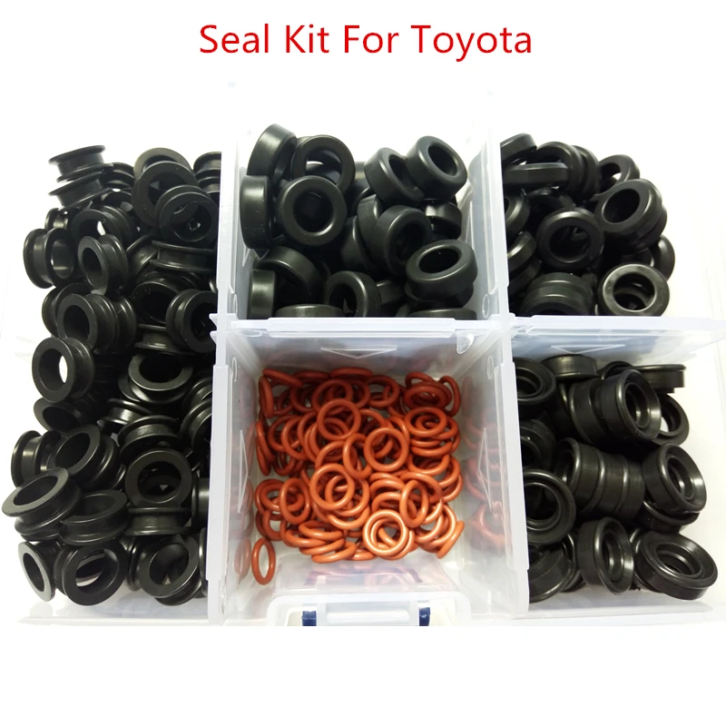 free shipping 350pieces/box fuel injector kit seals orings fuel ...
