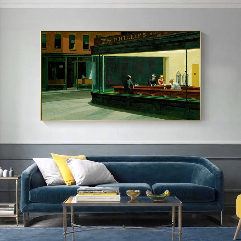 Nighthawks Edward Hopper Anteater