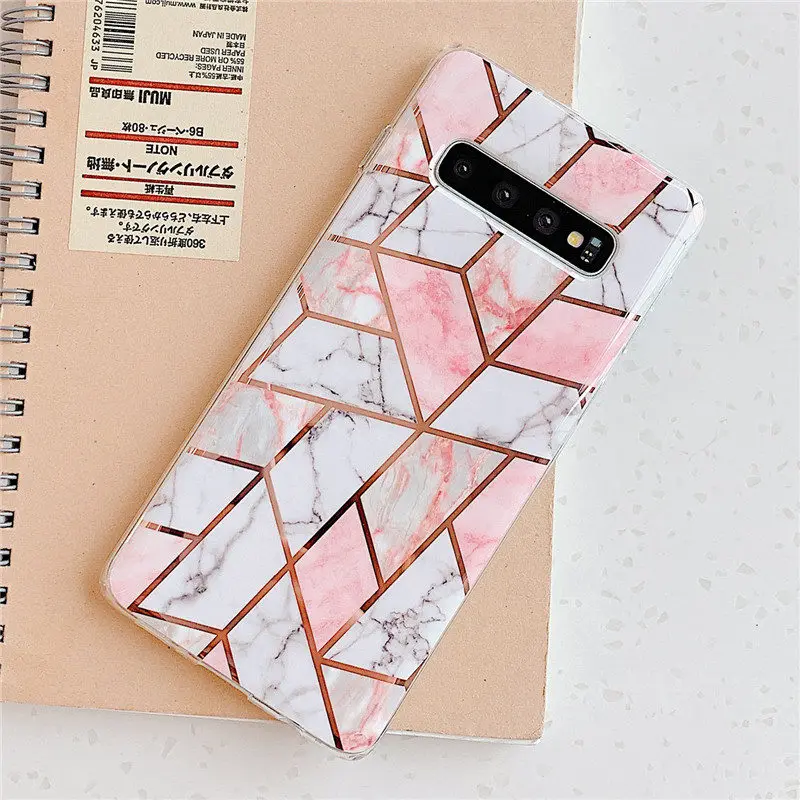 FLYKYLIN Marble Rose Case For Samsung Galaxy Note 10 Back Cover ...