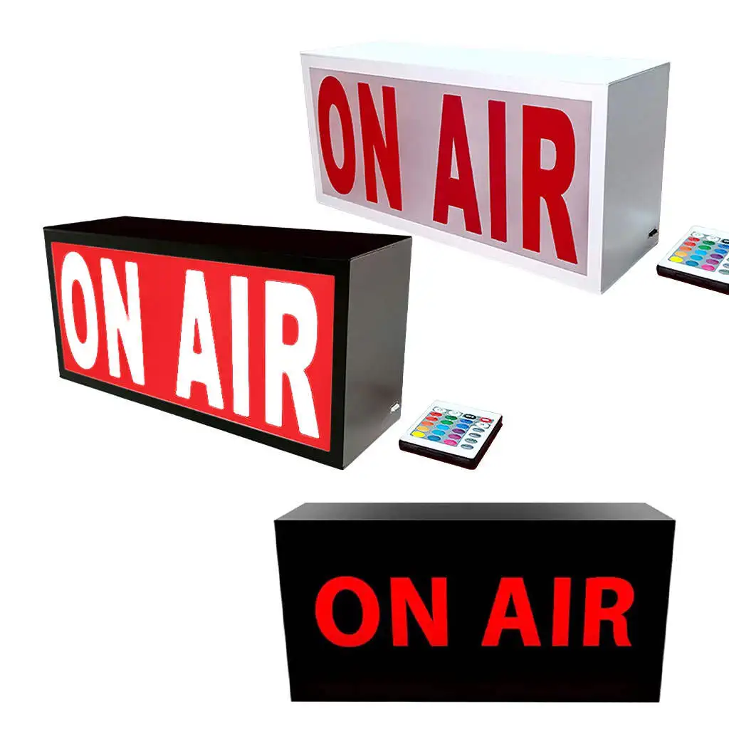 Recording-Sign-Battery-Powered-LED-Illuminated-On-Air-Neon-Signs-Studio ...
