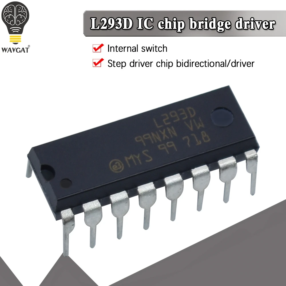 5PCS L293 L293D DIP DIP16 DIP-16 IC Motor Driver Drive Chip PAR PusH ...