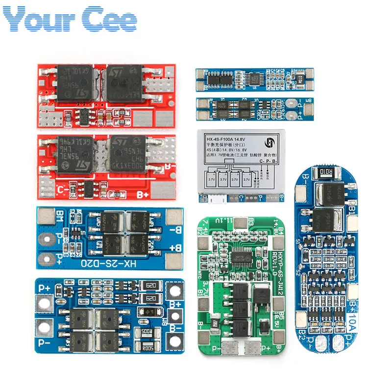 1S-2S-3S-4S-6S-Li-ion-Lithium-Battery-PCB-BMS-Protection-Board-18650 ...