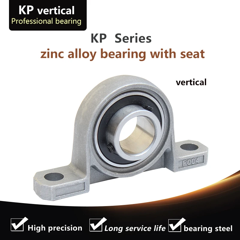 KP08 Diameter 8mm Bore Diameter Self Aligning Zinc Alloy Flange Pillow ...